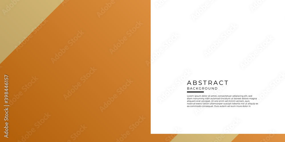 White brown gold template presentation design and page layout design ...