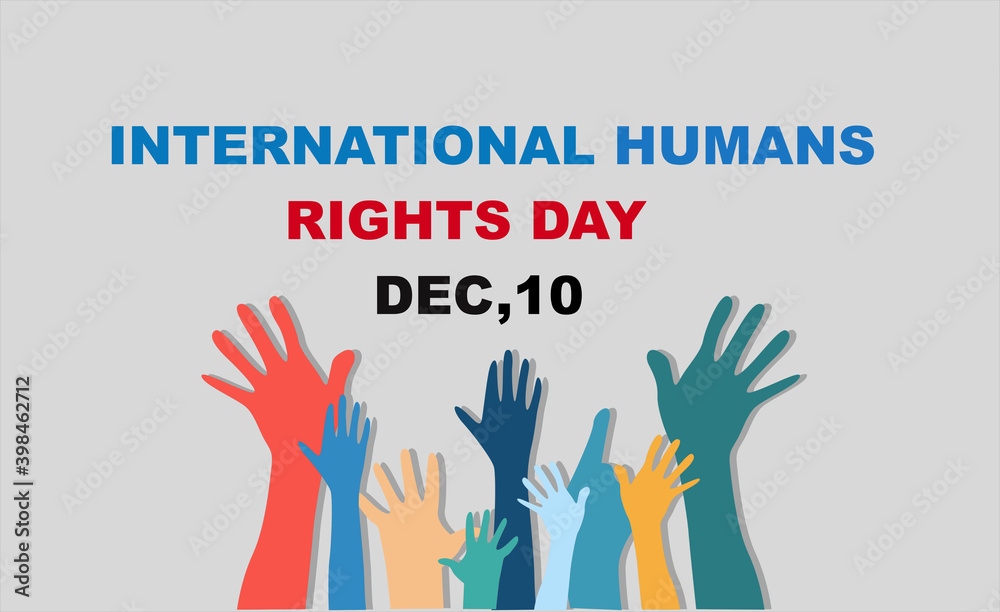 hands holding hands. International Human rights Day wallpaper. Stock ...