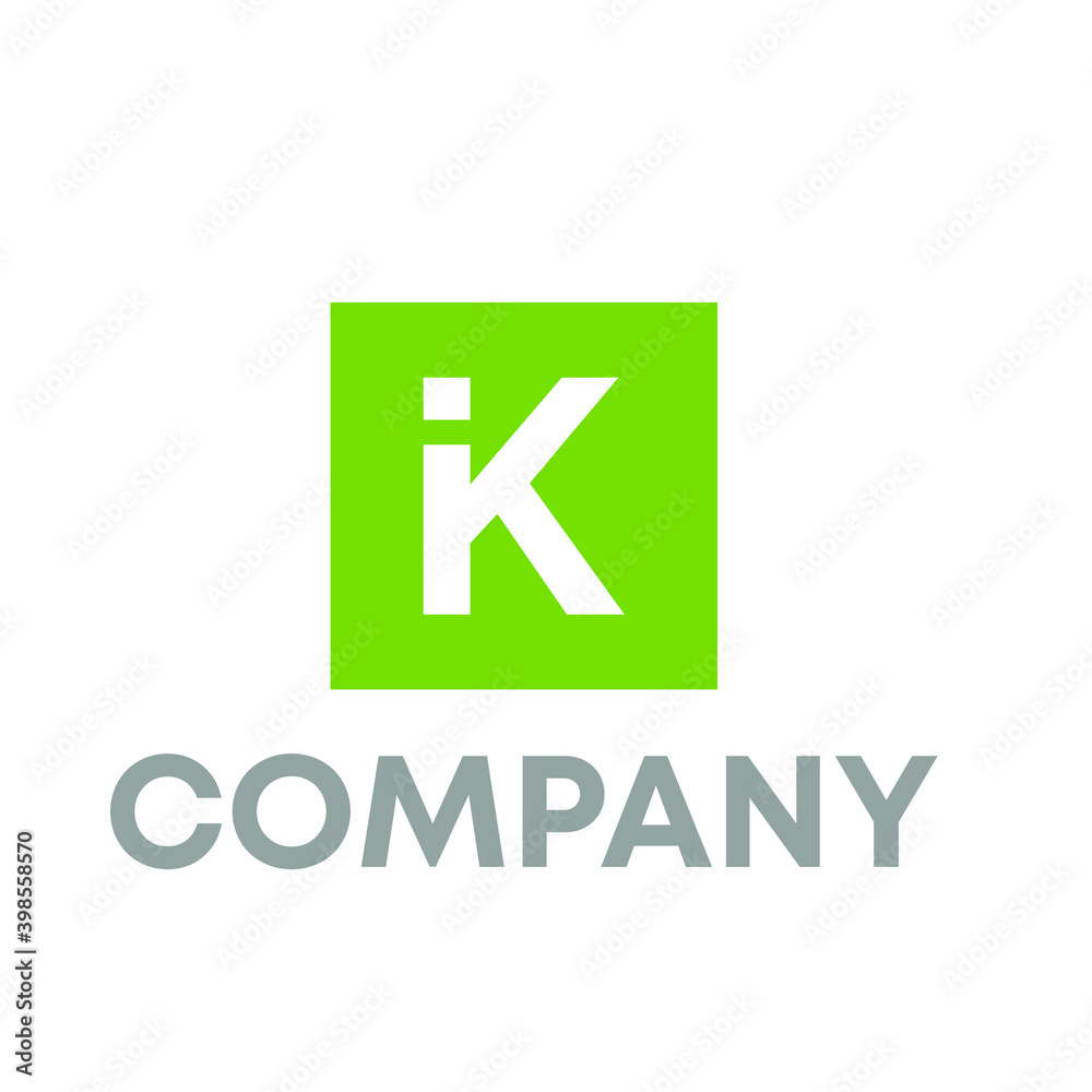 IK logo Stock Vector | Adobe Stock