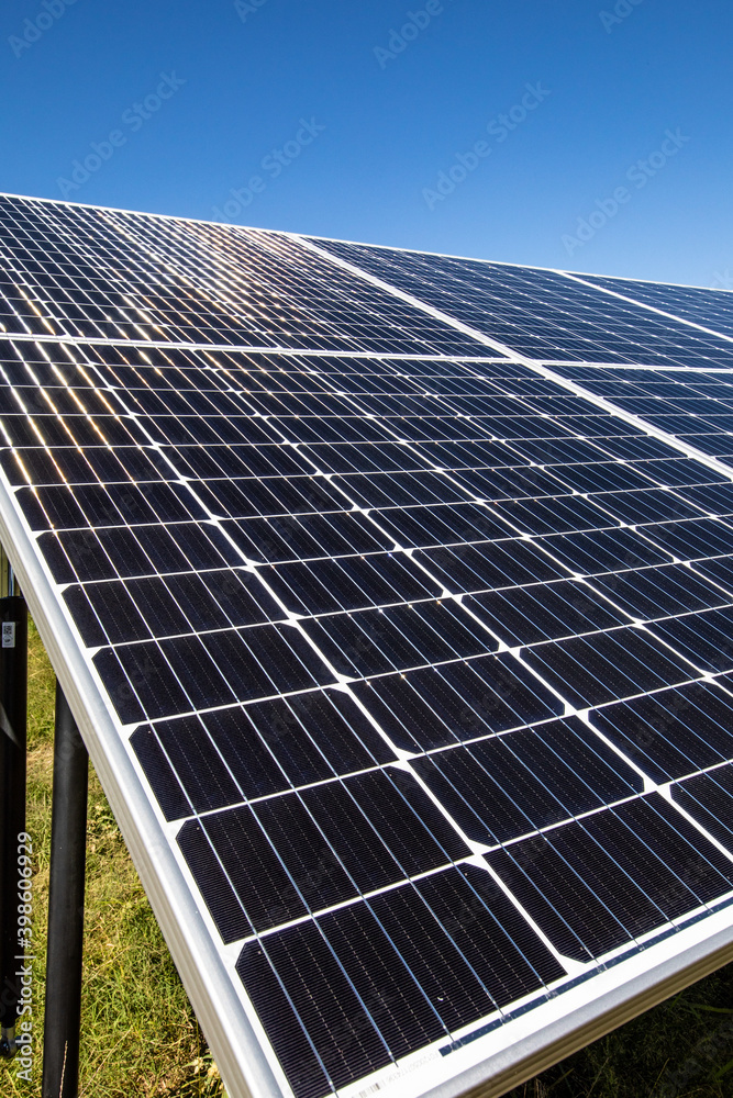 Solar field in North Texas Stock Photo | Adobe Stock