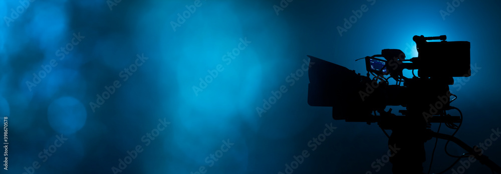 Blue Light Silhouettes