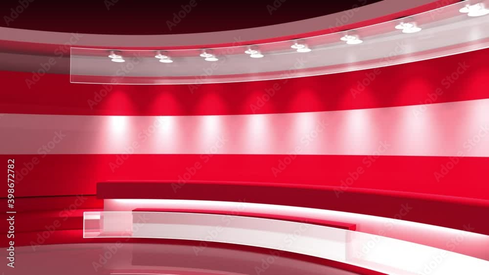 TV studio. Austria flag studio. Austria flag background. News studio ...