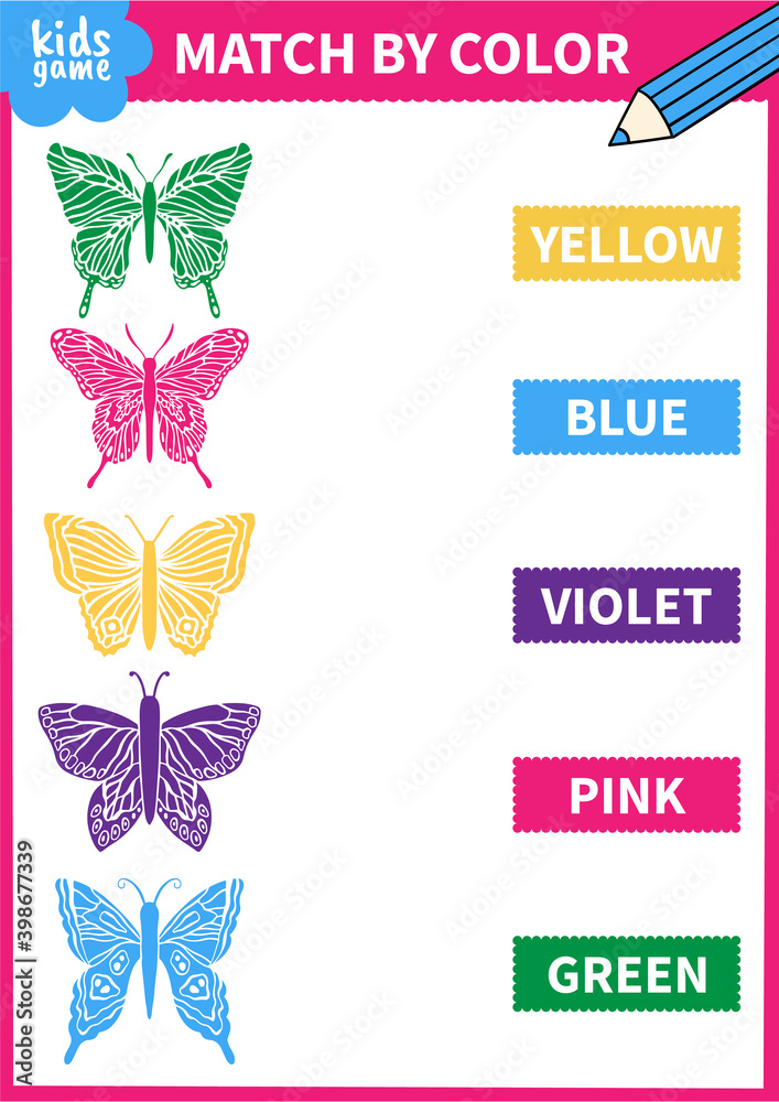 Children board game for preschoolers and primary school students ...