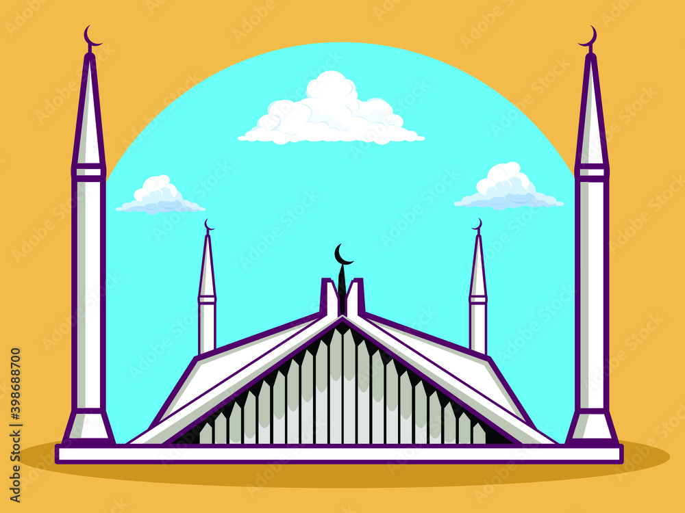 Faisal Mosque Sketch