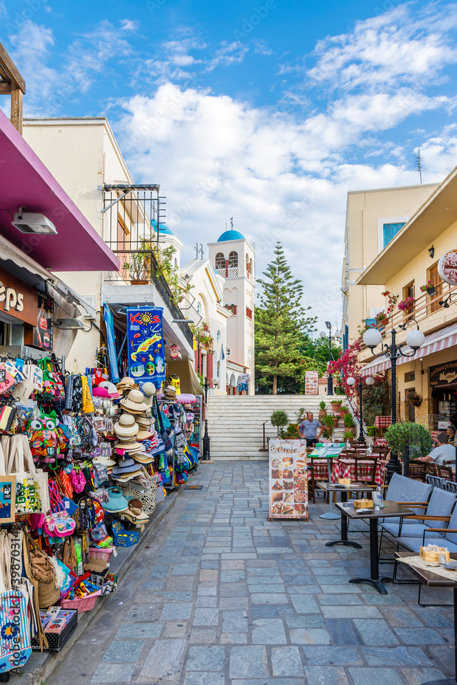 Beautiful street view in Kos Island. Kos Island is populer tourist ...