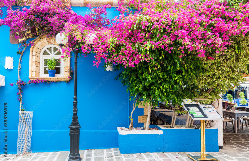 Beautiful street view in Kos Island. Kos Island is populer tourist ...