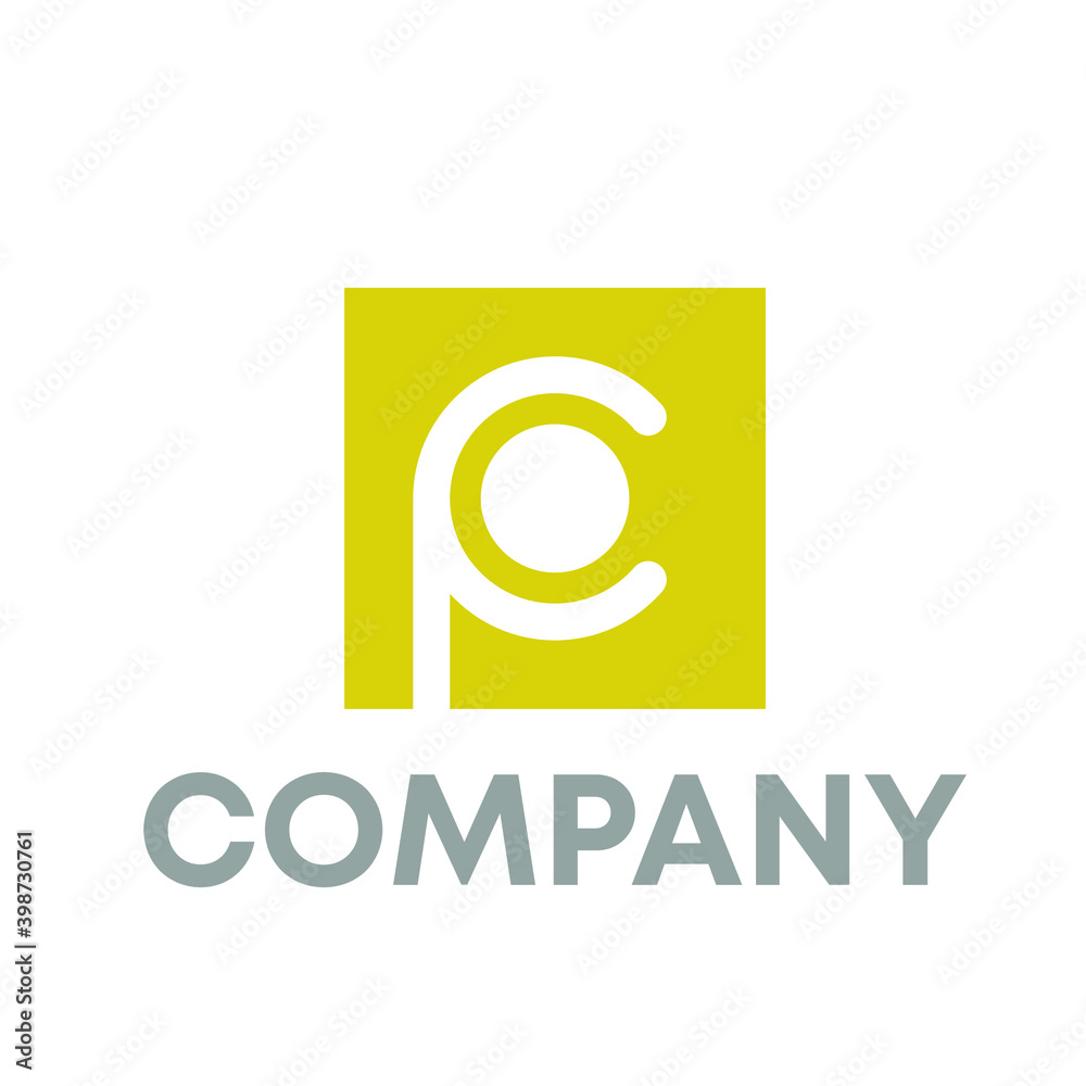 PC logo Stock Vector | Adobe Stock