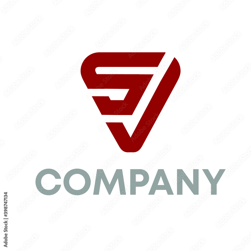 SV logo Stock Vector | Adobe Stock