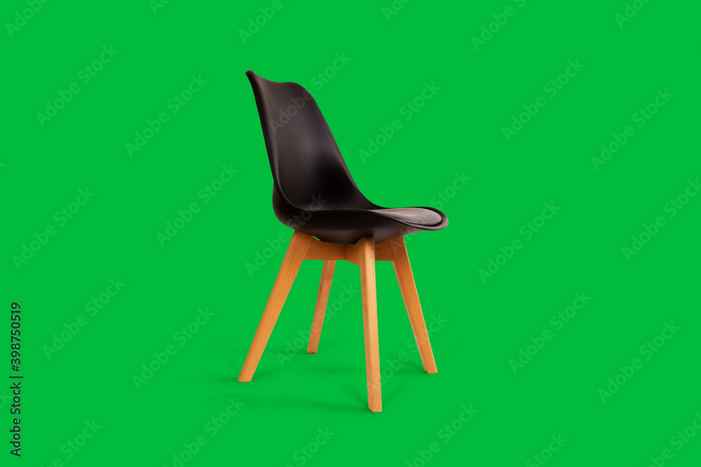 Chair isolated on chroma green screen. Stock Photo | Adobe Stock