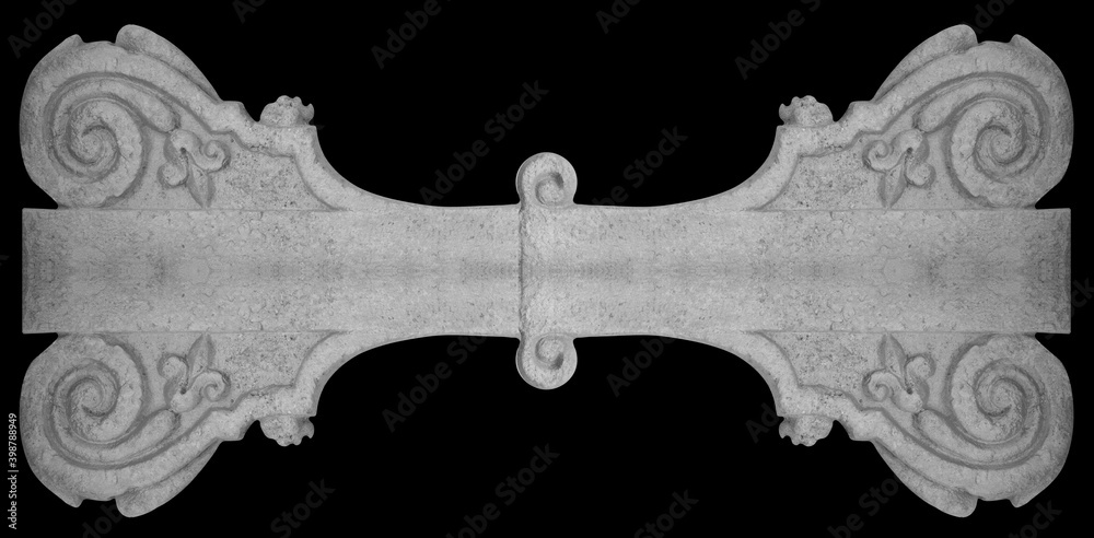 Elements of architectural decorations of buildings, a beam under the ...
