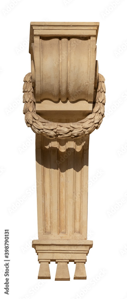 Elements of architectural decorations of buildings, a beam, a bracket ...