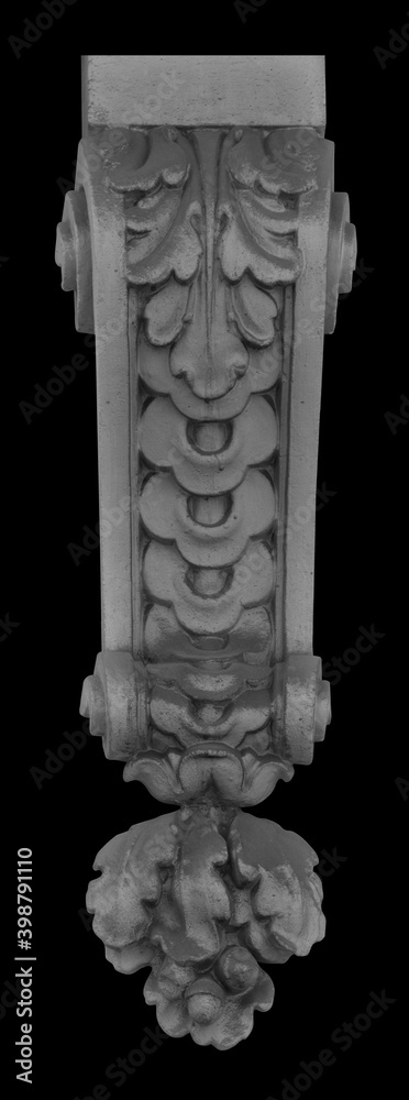 Foto de Elements of architectural decorations of buildings, a beam ...