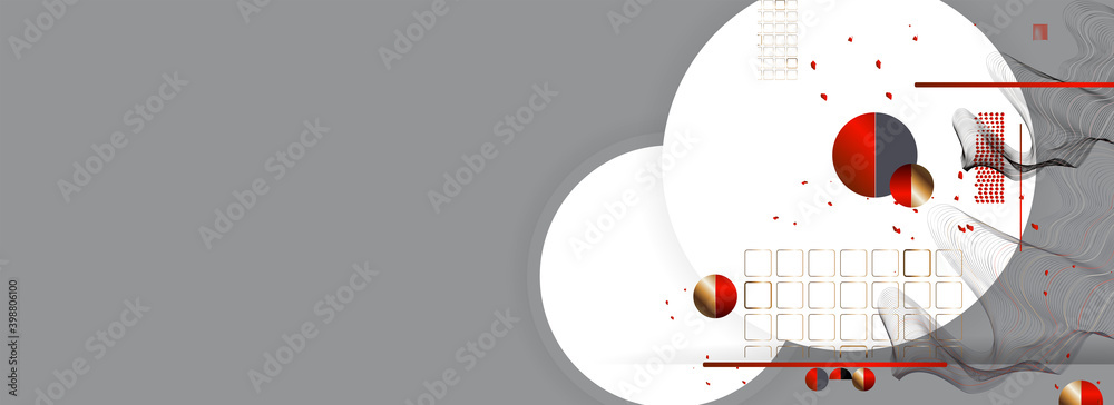 Abstract background Ultimate Gray of lines and figures in the Japanese ...