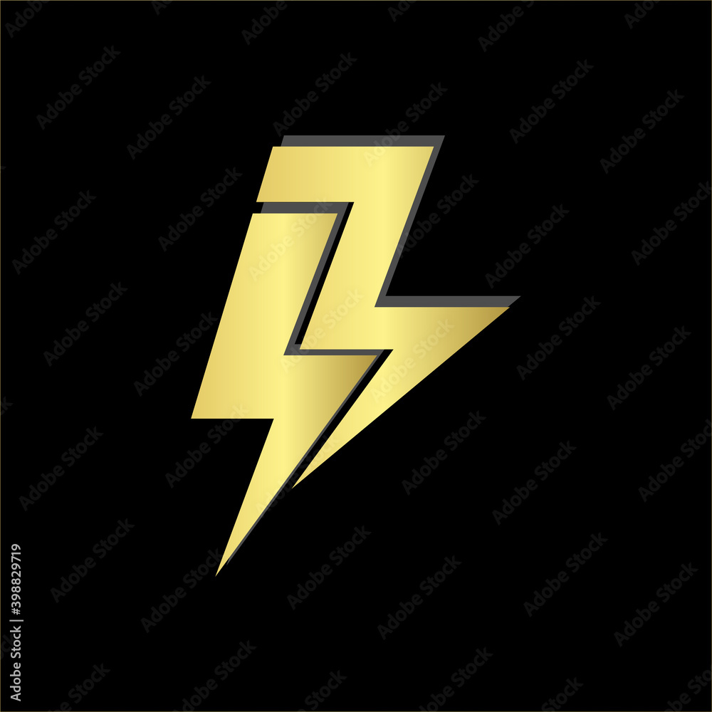 Letter B Lightning logo icon design template vector elements eps 10 ...