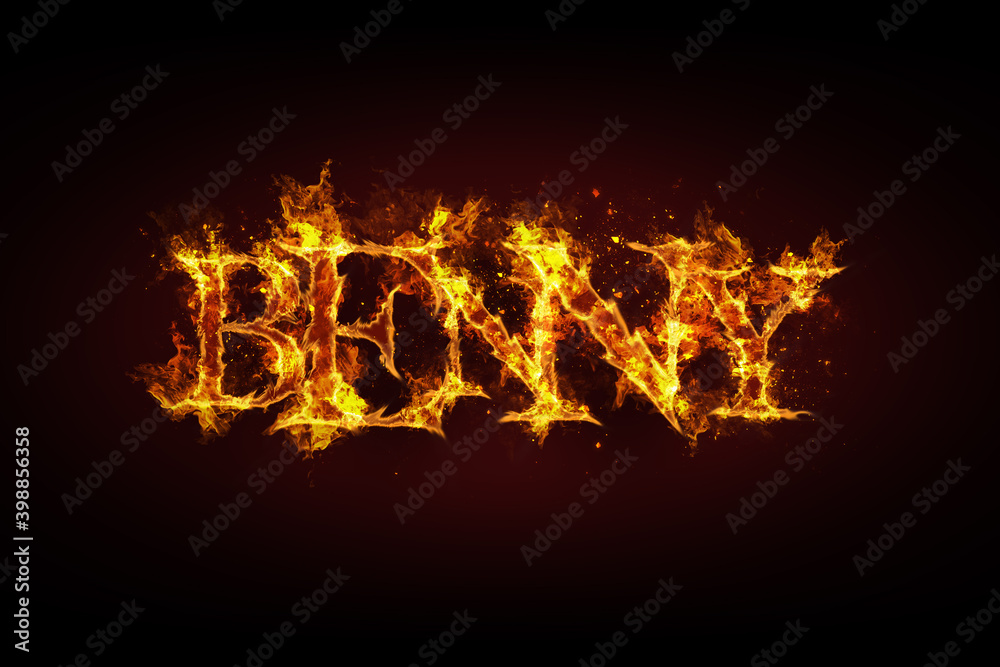 Benny name made of fire and flames Stock Photo | Adobe Stock
