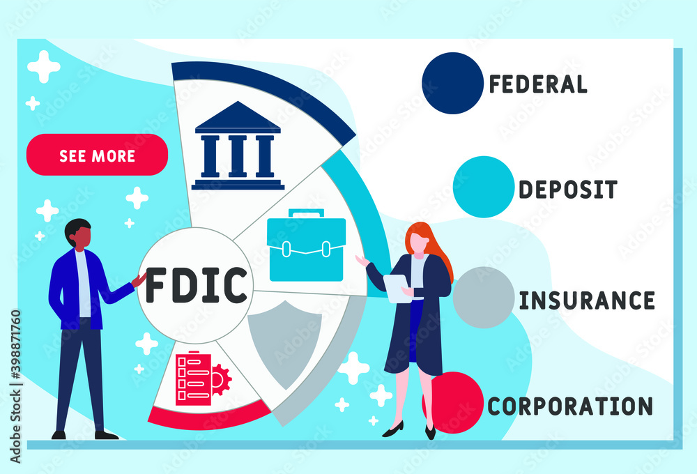Vector website design template . FDIC - Federal Deposit Insurance ...