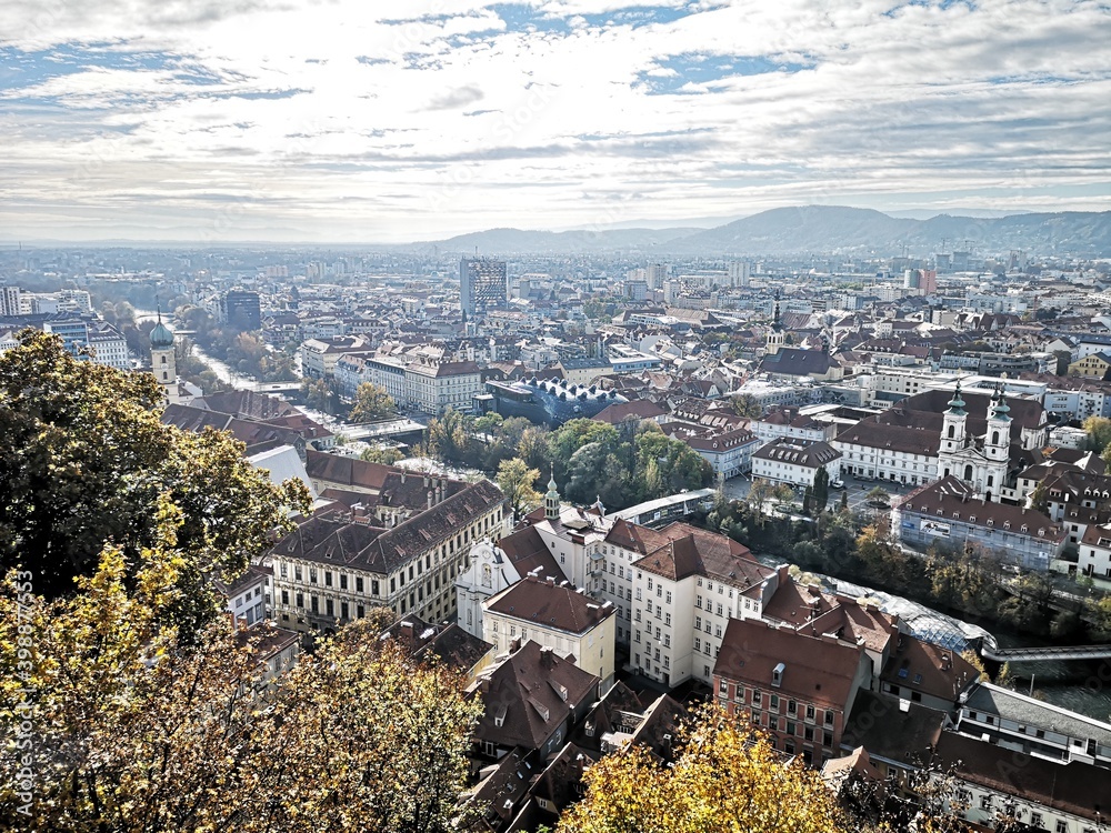 Graz Altstadt und Sehenswürdigkeiten Stock Photo | Adobe Stock