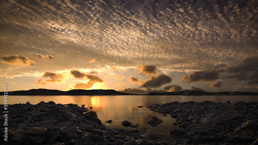 Peaceful Scenery Sunset