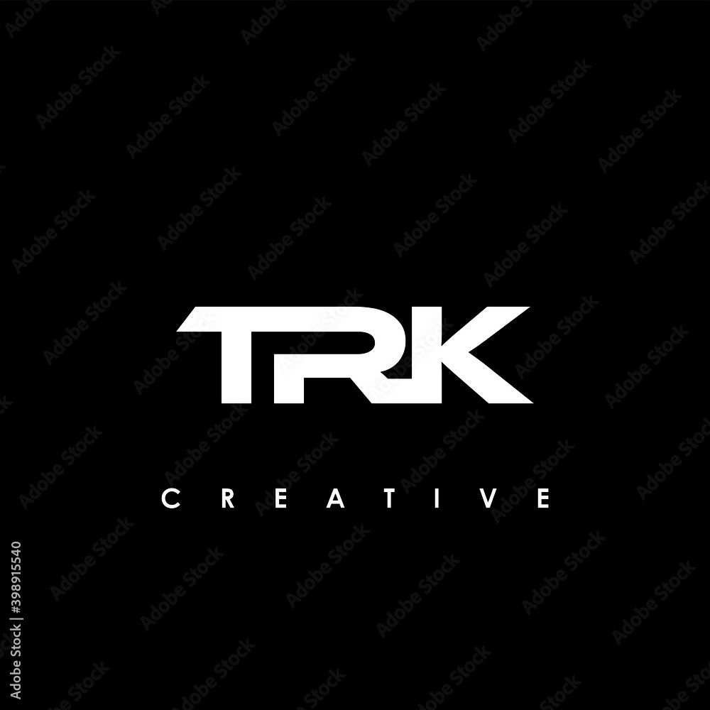 TRK Letter Initial Logo Design Template Vector Illustration Stock ...