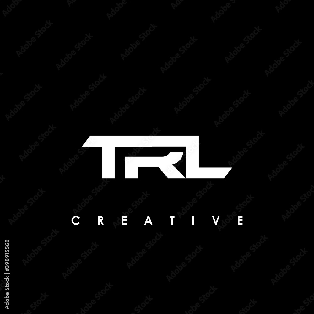 TRL Letter Initial Logo Design Template Vector Illustration Stock ...