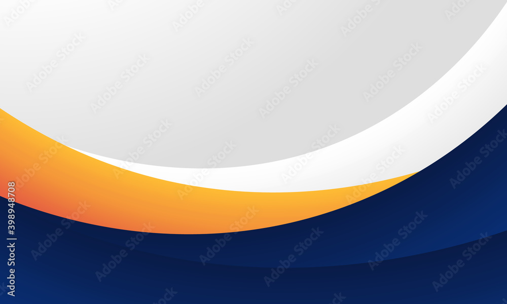 Blue, yellow and gray gradient curve background. Stock Vector | Adobe Stock