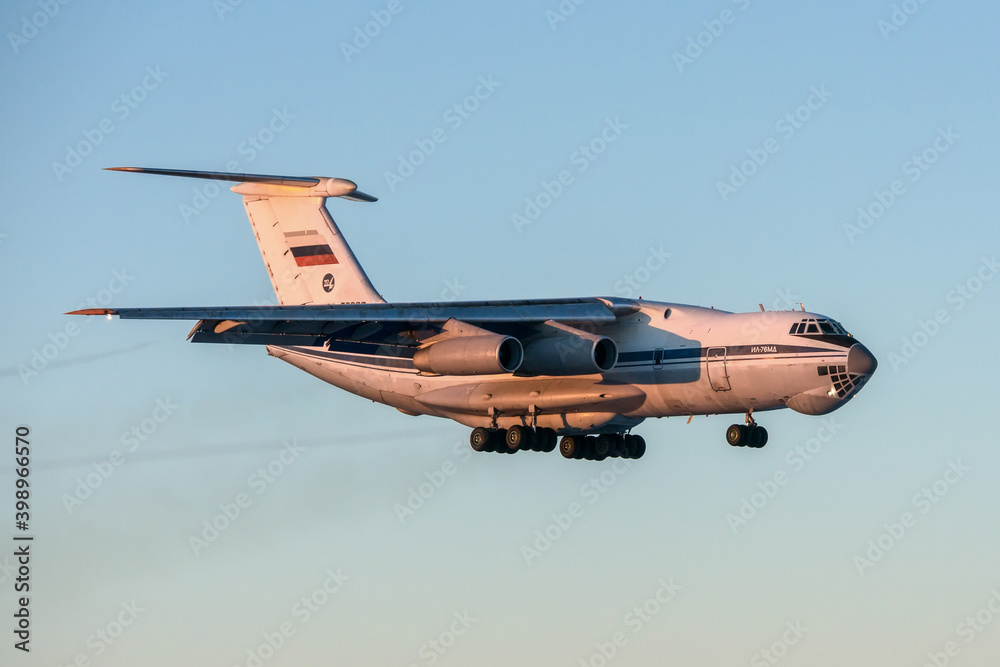 Moscow, Vnukovo, Russia - January 06, 2021: Russian cargo jet airplane ...