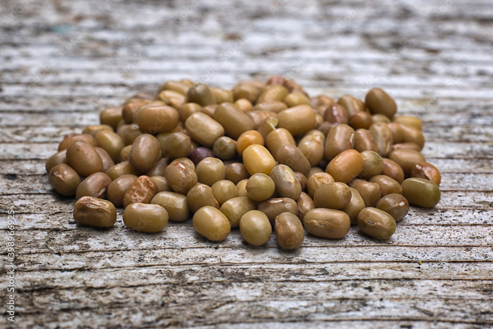 Moth beans or matki beans (Vigna aconitifolia), is a indian food. Stock ...