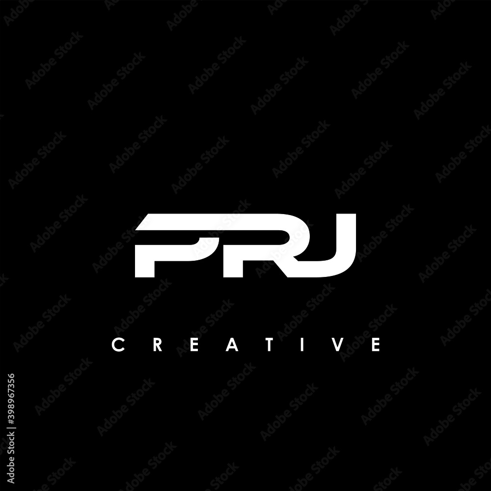PRJ Letter Initial Logo Design Template Vector Illustration Stock ...