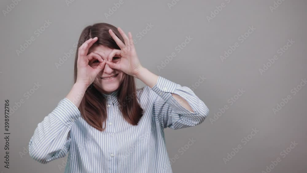 View of hand fingers showing ok sign, gesturing making okay, human ...