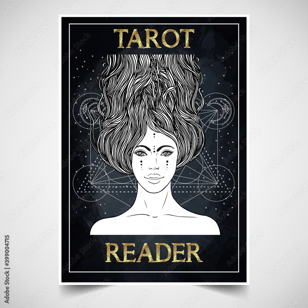 Tarot reader, fortuneteller, spiritual coach, mystic healer business ...