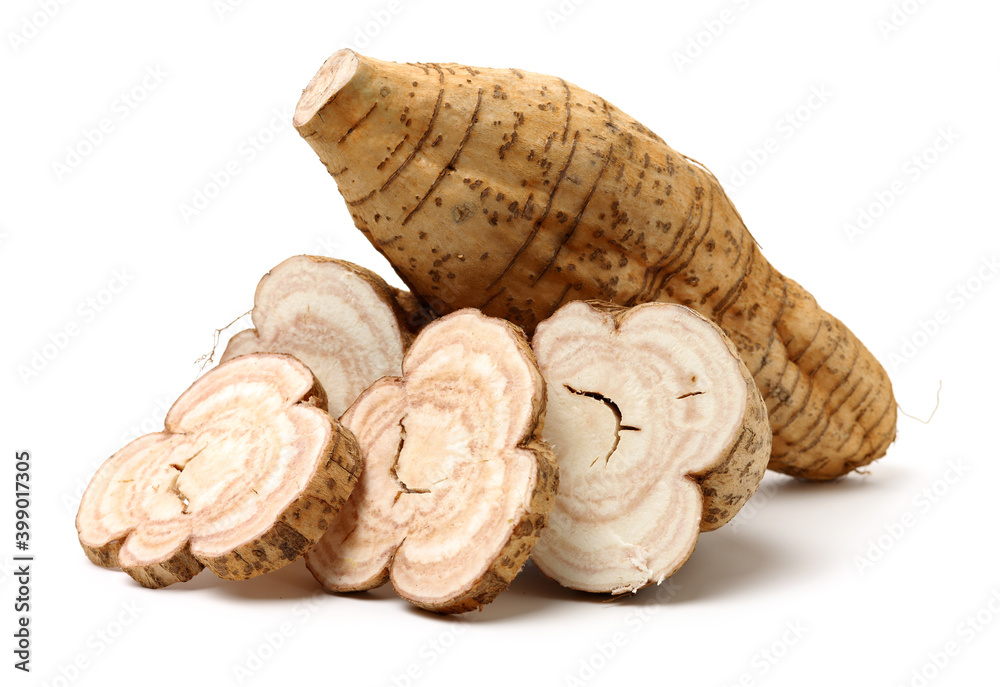 Root of kudzu vine,puerarin Isolated on a white background Stock Photo ...