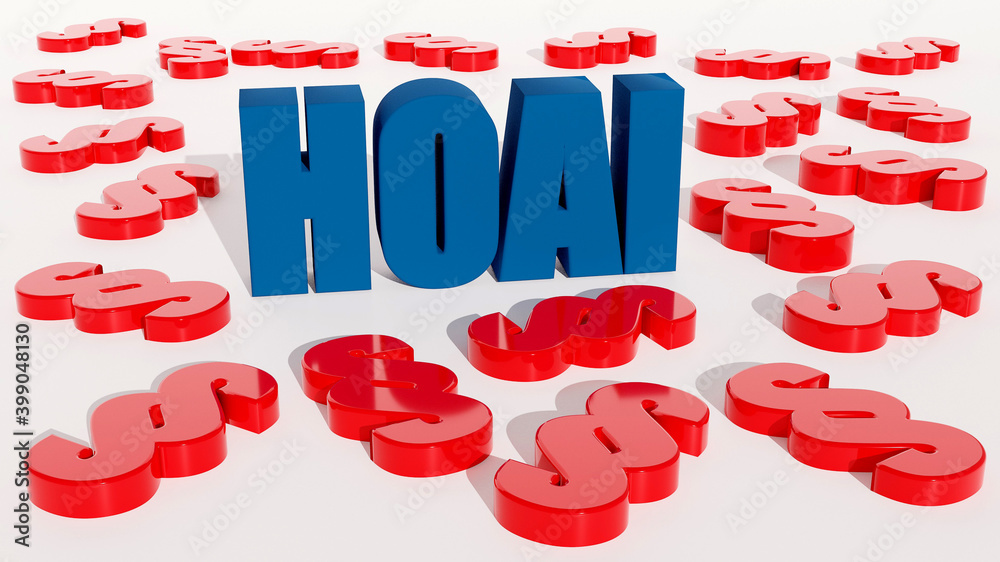 HOAI - Die gebührenordnung bei den Architekten Stock Illustration ...