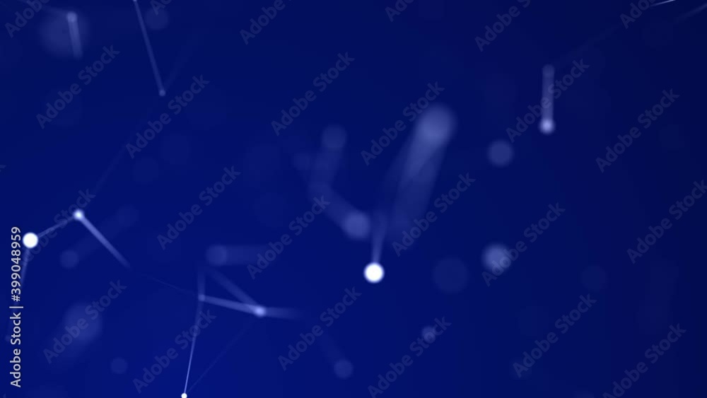 Digital blockchain concept and data transfer system. Abstract wireframe background whith ...