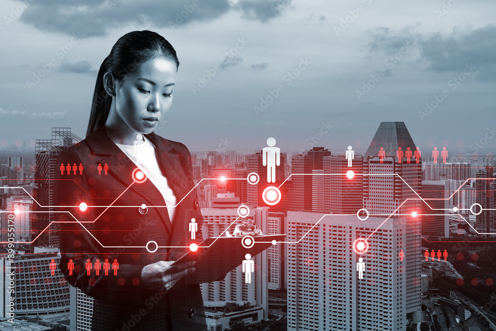 Attractive Asian HR director at international company is looking into ...