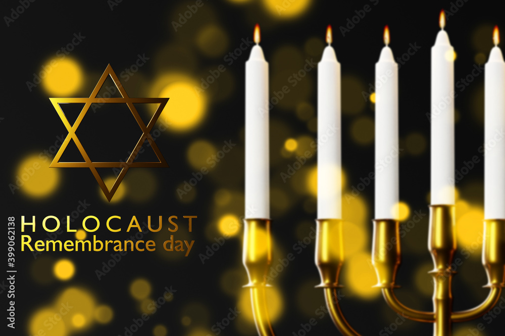 International holocaust remembrance day, Star of David and Minor ...
