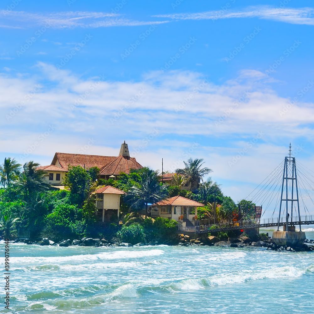 Buddha Temple in Matara island of Sri Lanka. Stock Photo | Adobe Stock