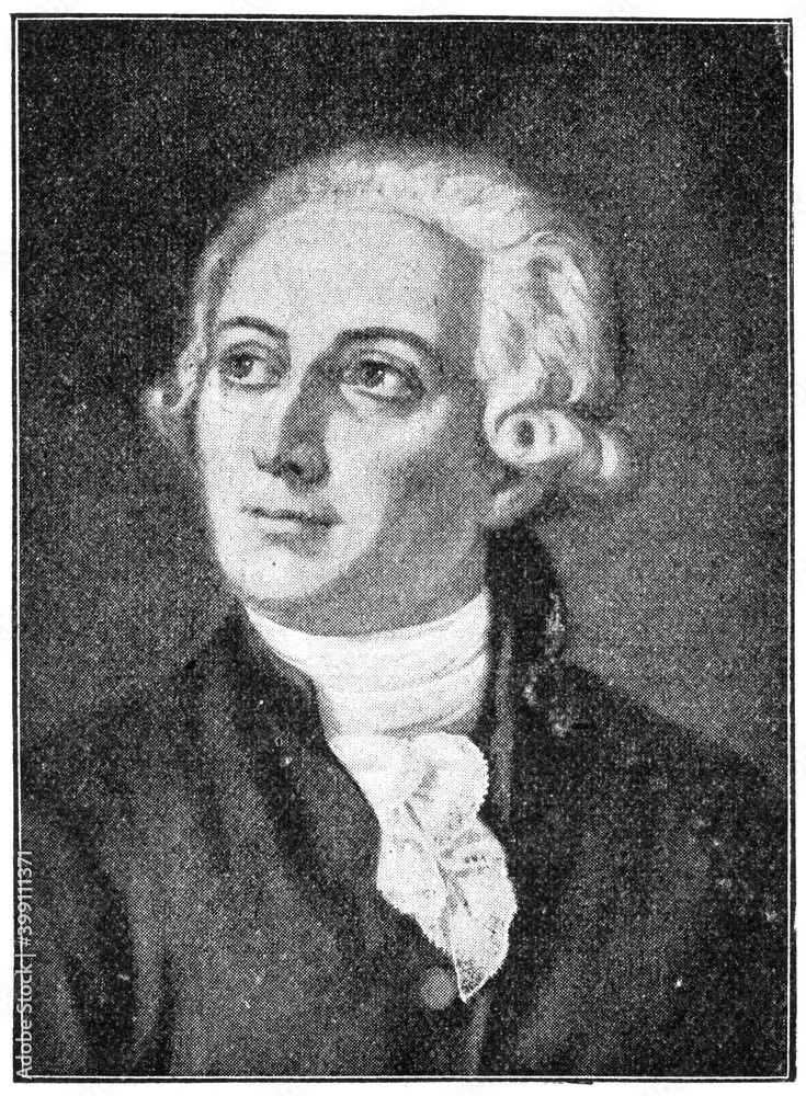 Portrait of Antoine-Laurent de Lavoisier - a French nobleman and ...
