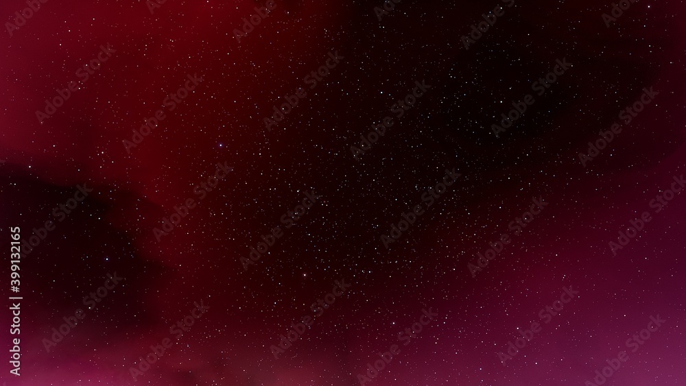 Stars in sky, starry night starlight shine of milky way, space cosmic ...