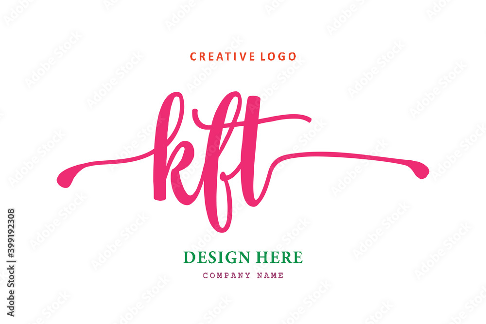 KFT lettering logo is simple, easy to understand and authoritative ...