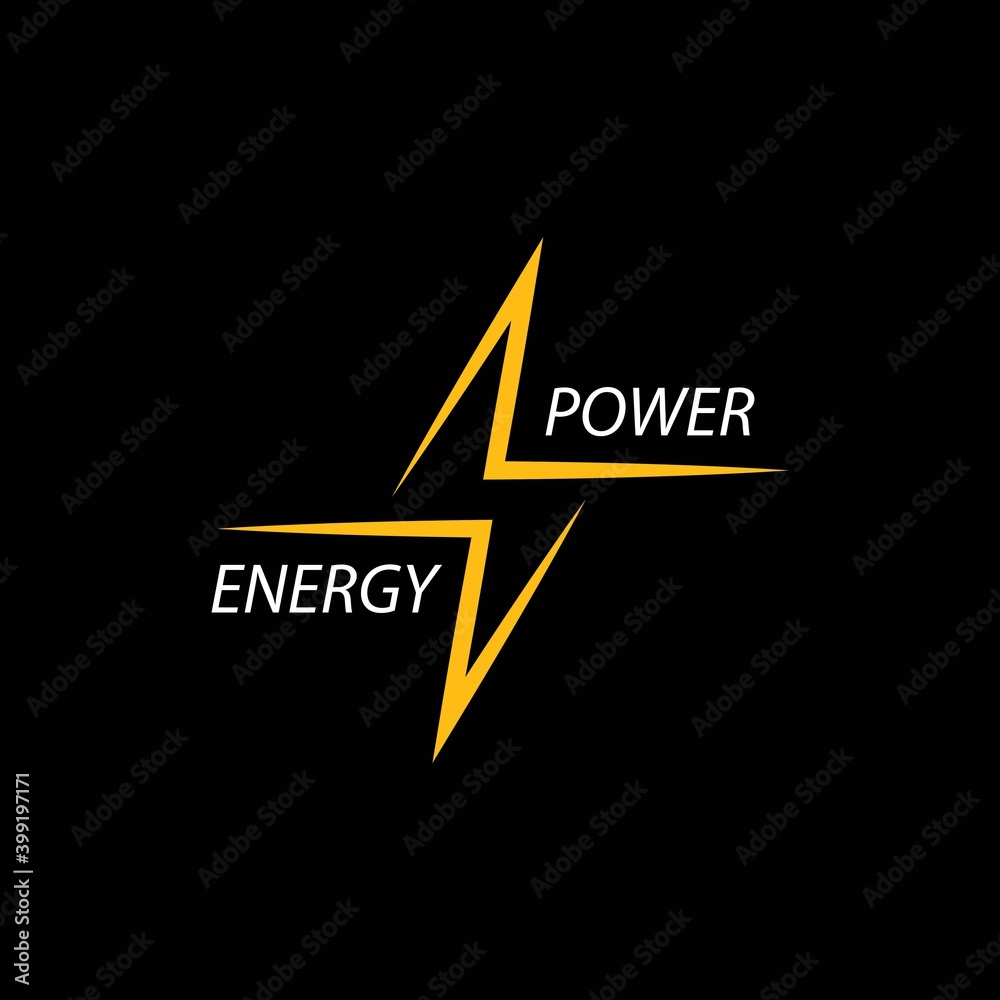 Power lightning Stock Vector | Adobe Stock