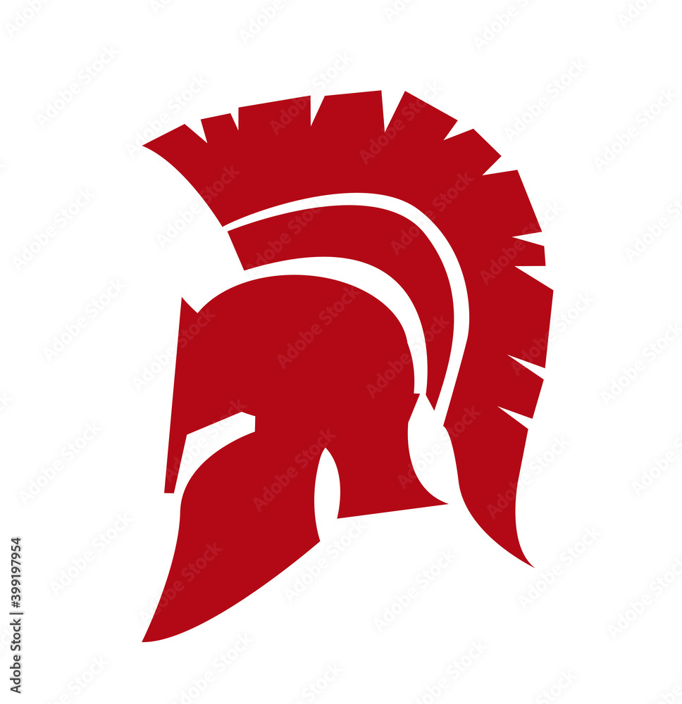 Greek, ancient helmet icon Stock Vector | Adobe Stock