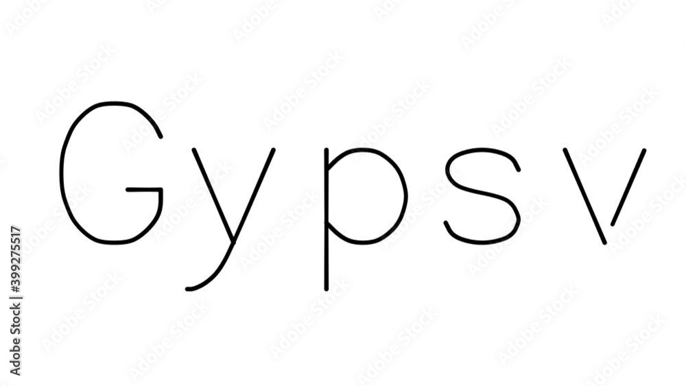 Gypsy Handwritten Text Animation in Various Sans-Serif Fonts and ...