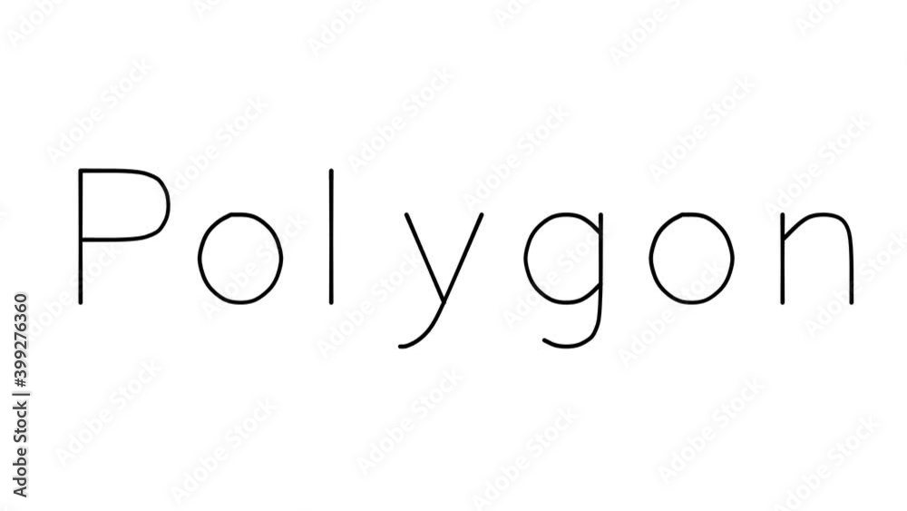 Polygon Handwritten Text Animation in Various Sans-Serif Fonts and ...