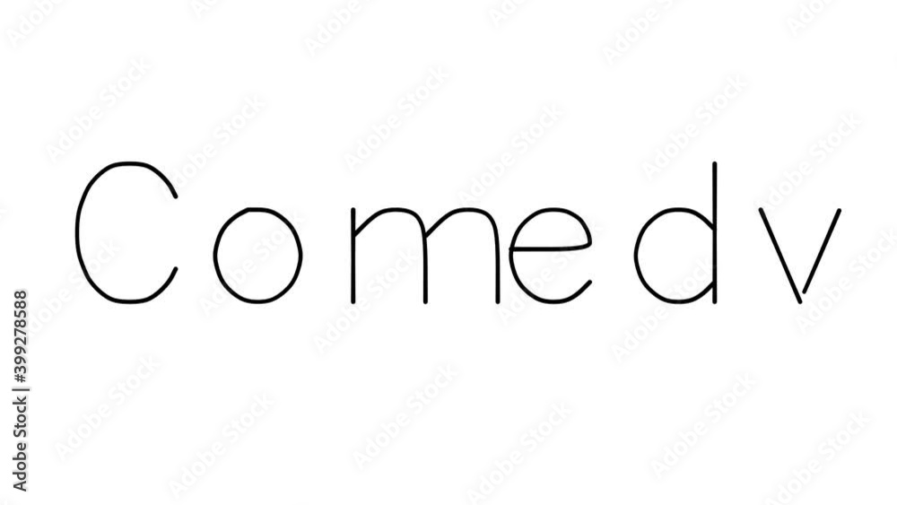 Comedy Handwritten Text Animation in Various Sans-Serif Fonts and ...