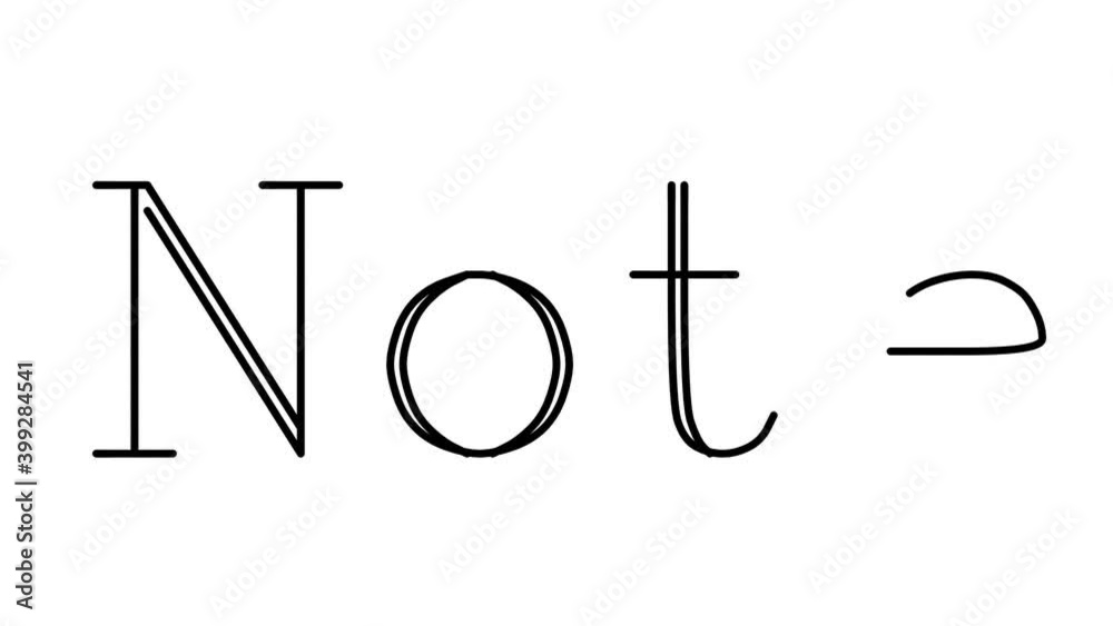Vidéo Stock Note Animated Handwriting Text in Serif Fonts and Weights ...