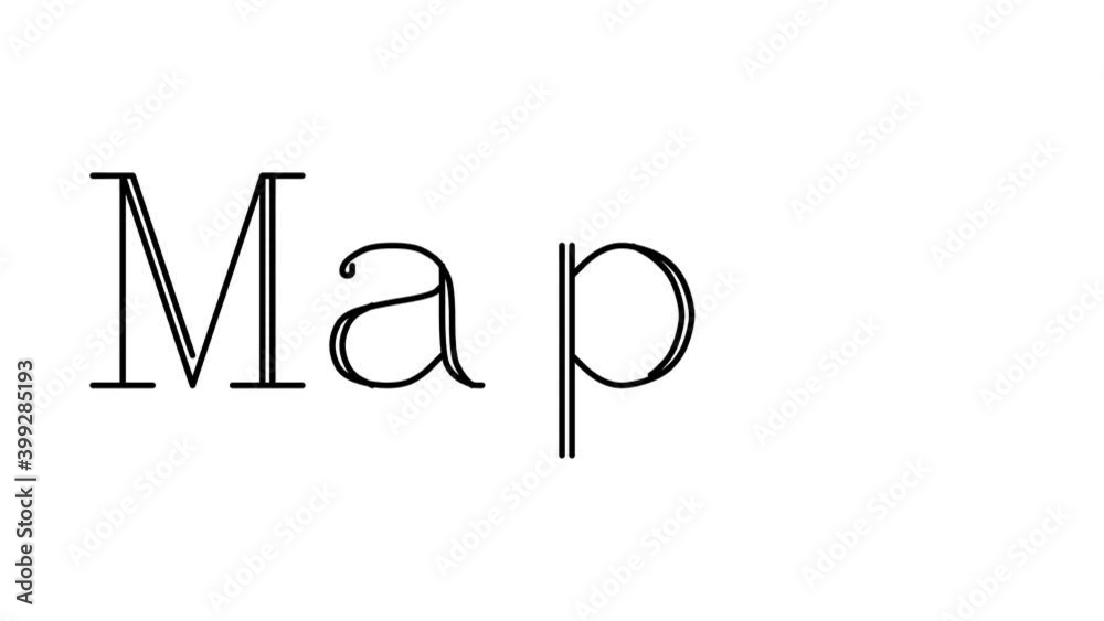 Maple Animated Handwriting Text in Serif Fonts and Weights Stock Video ...