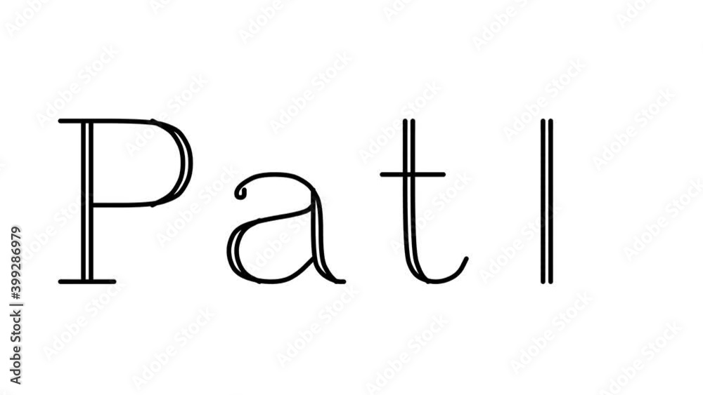 Path Animated Handwriting Text in Serif Fonts and Weights Stock Video ...