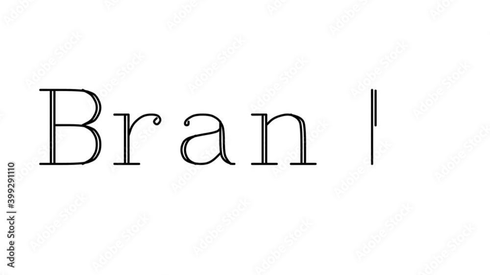 Brandy Animated Handwriting Text in Serif Fonts and Weights Stock Video ...