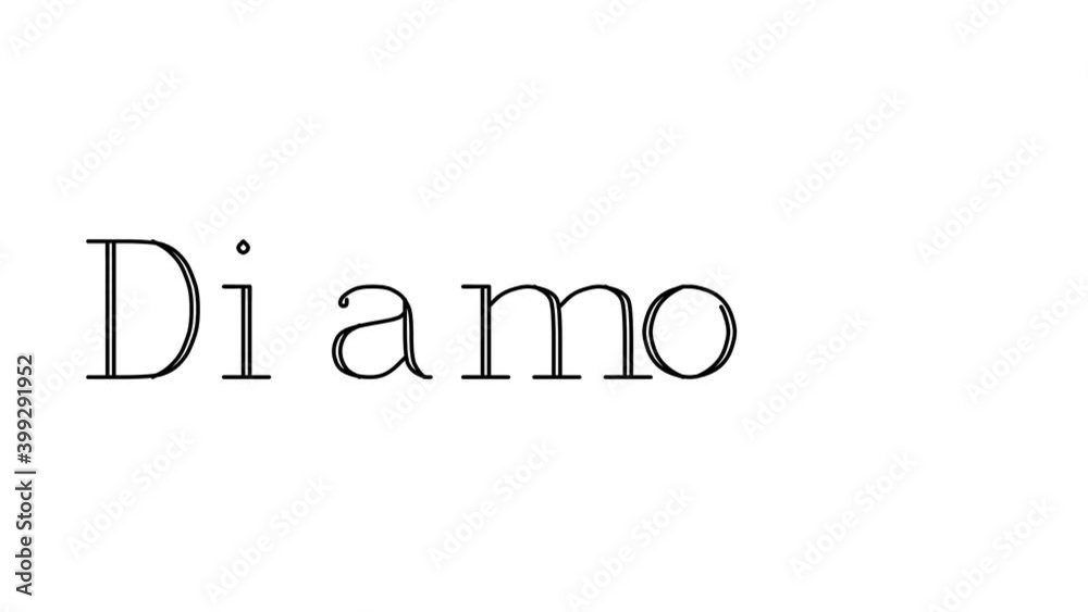 Diamond Animated Handwriting Text in Serif Fonts and Weights Stock ...