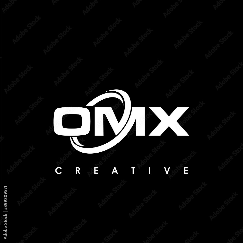 OMX Letter Initial Logo Design Template Vector Illustration Stock ...